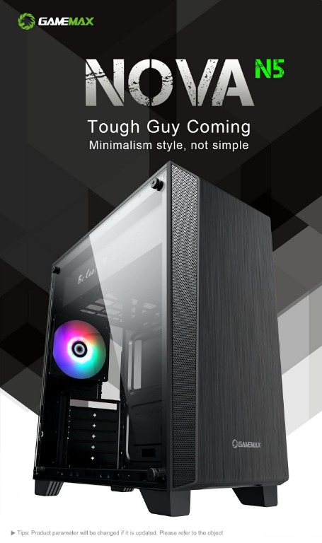 FREE DELIVERY! GAMEMAX NOVA N5 ATX PC CHASSIS COMPONENT CASING ...