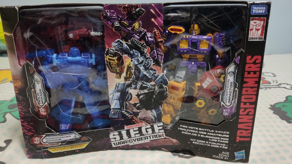 Hasbro Transformers Generations War for Cybertron Siege Deluxe Fan-Vote ...