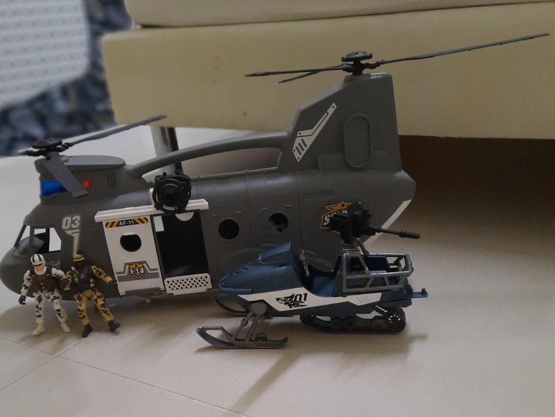 Helicopter Rescue Soldier Force, Hobbies & Toys, Toys & Games on Carousell