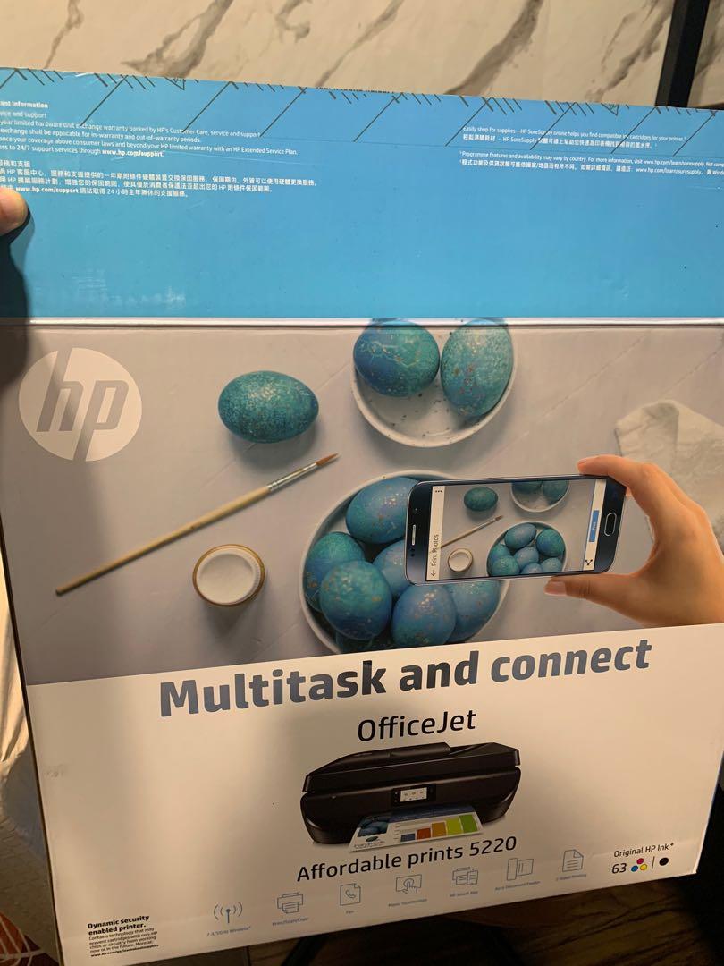 Hp Printer + Scanner OfficeJet 5220, Computers & Tech, Printers ...