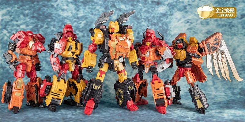 Jinbao Jin Bao Combiner Devastator Bruticus Predaking v2 Transformers ...