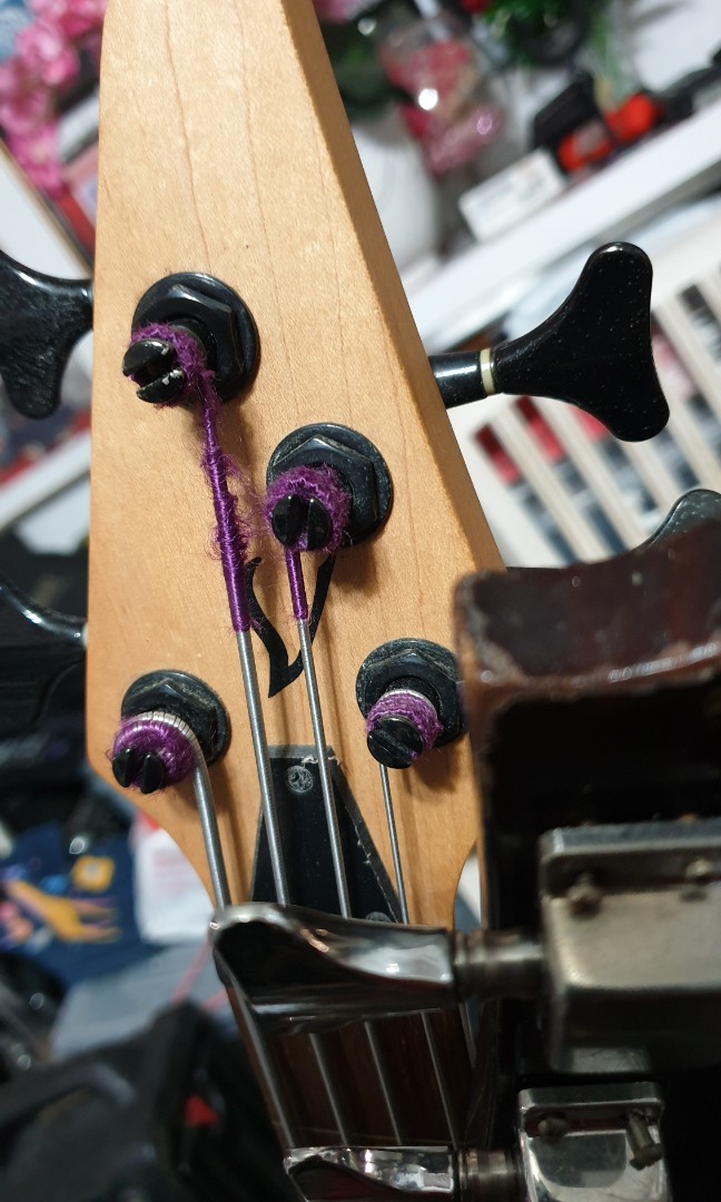 fretless korean vantage lined fretless 4 string bass with active pickup ...