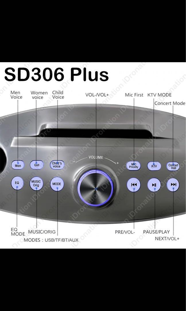 (Latest 2020 model) SDRD SD-306 Plus New Upgrade Microphone 2 Way ...