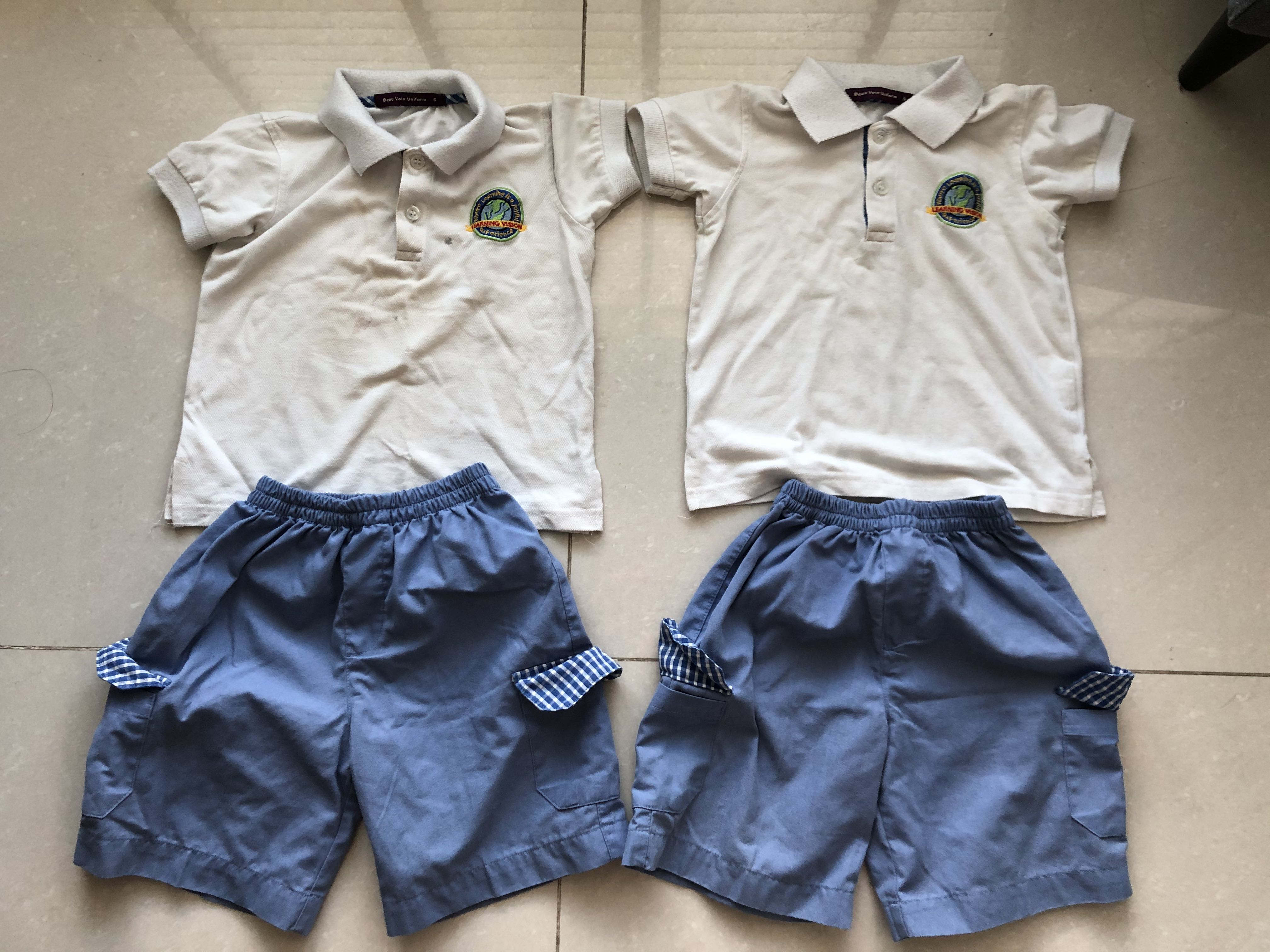 Learning Vision Boys PE Uniform (S), Babies & Kids, Babies & Kids ...