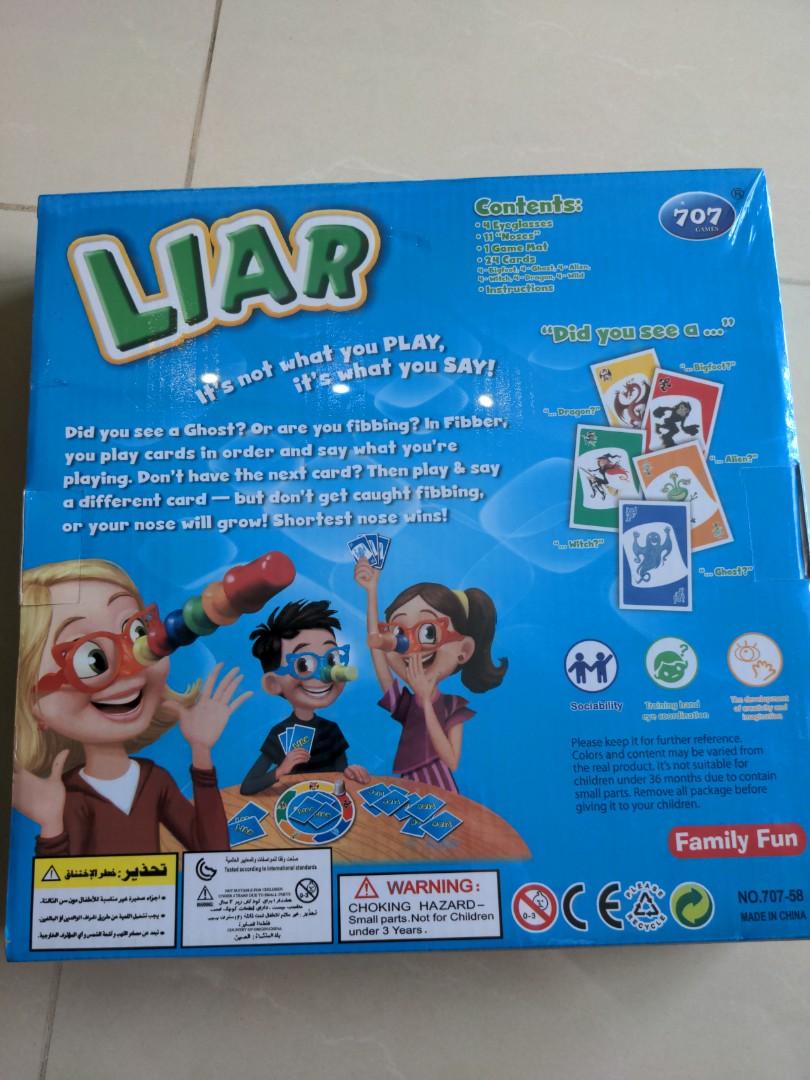 LIAR board games, Hobbies & Toys, Toys & Games on Carousell