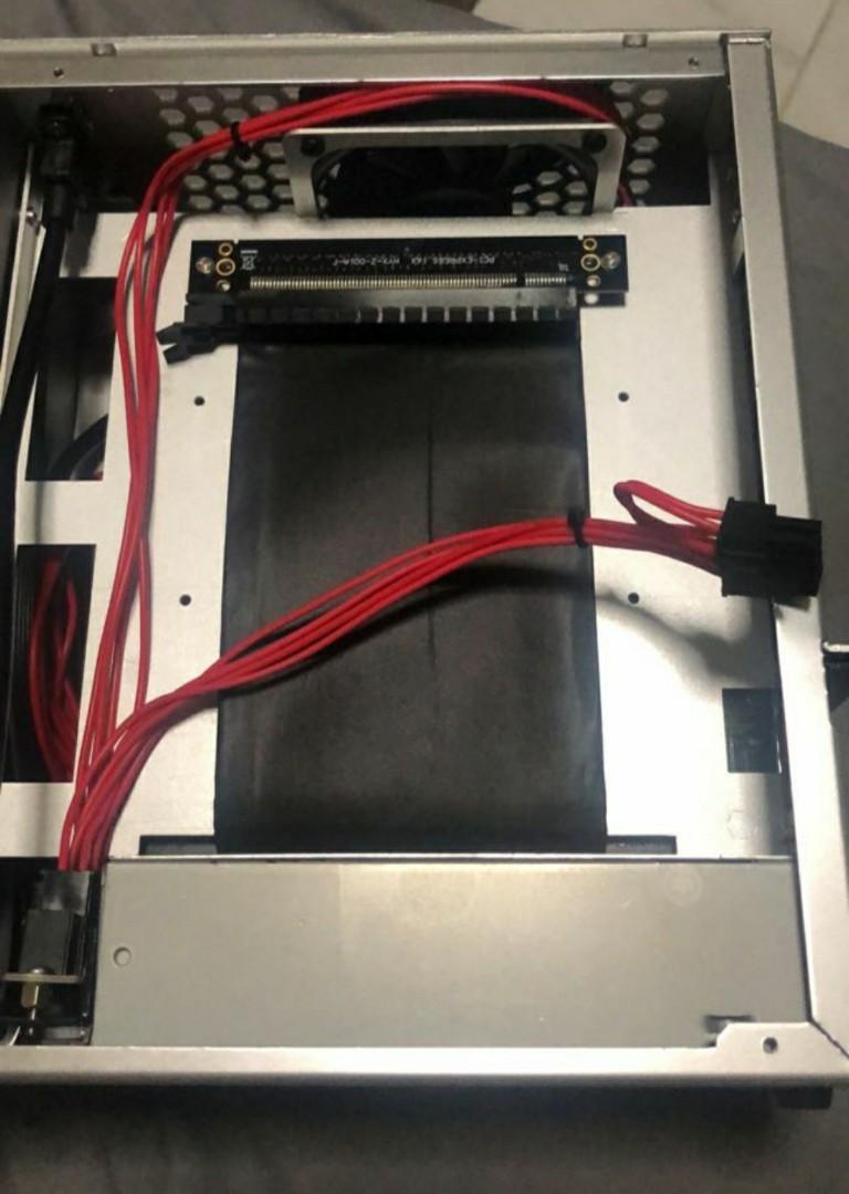 Metalfish S3 Mini ITX case with 400W PSU, Computers & Tech, Parts ...