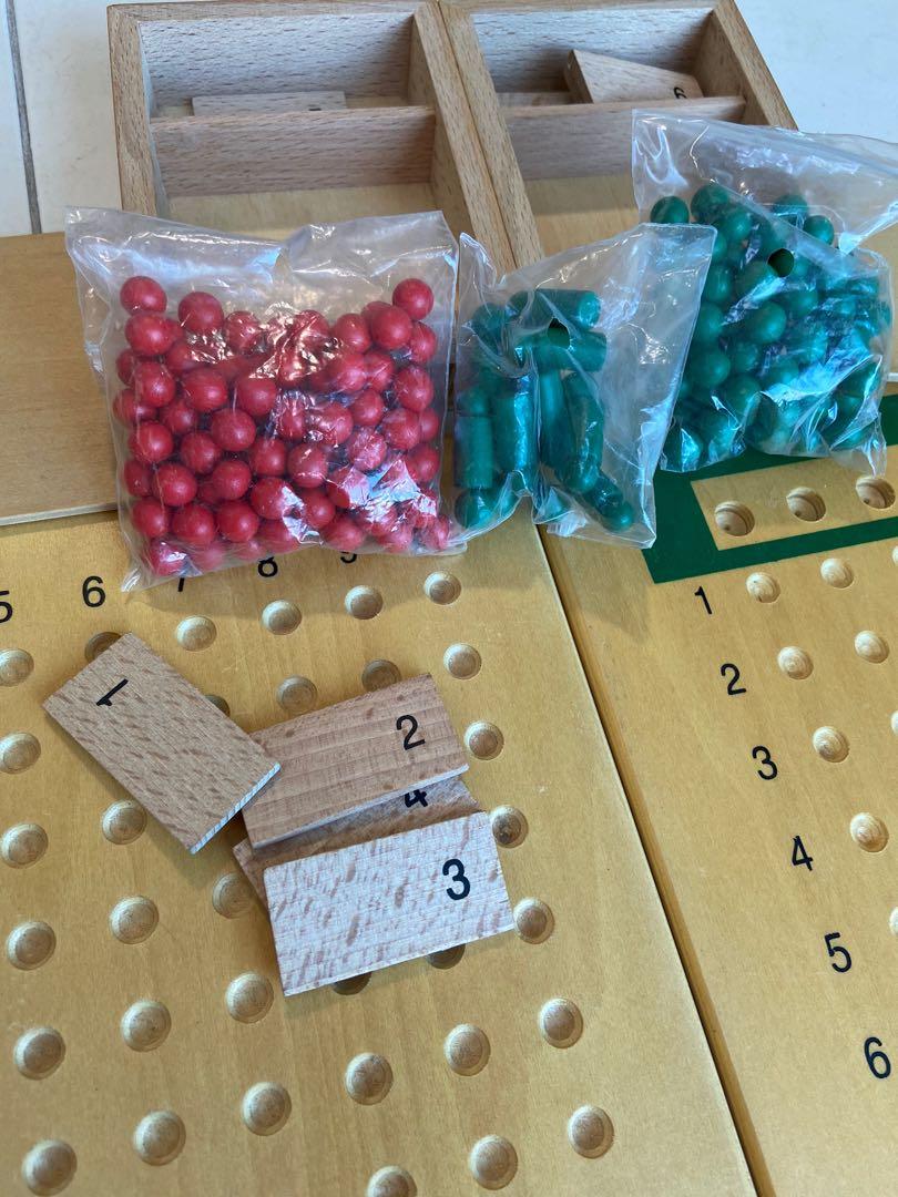 Montessori Multiplication & Division Board, Toys & Games, Others on ...