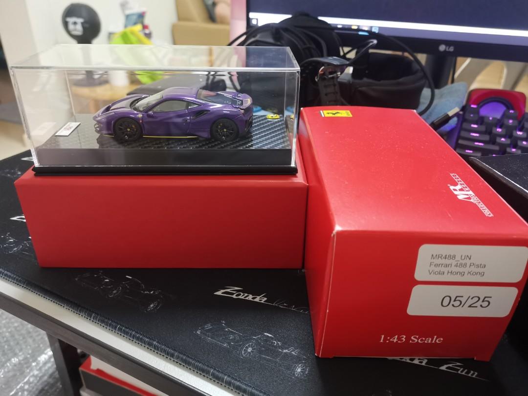 MR Collection Ferrari 488 Pista Viola Hong Kong (1:43), Hobbies & Toys ...
