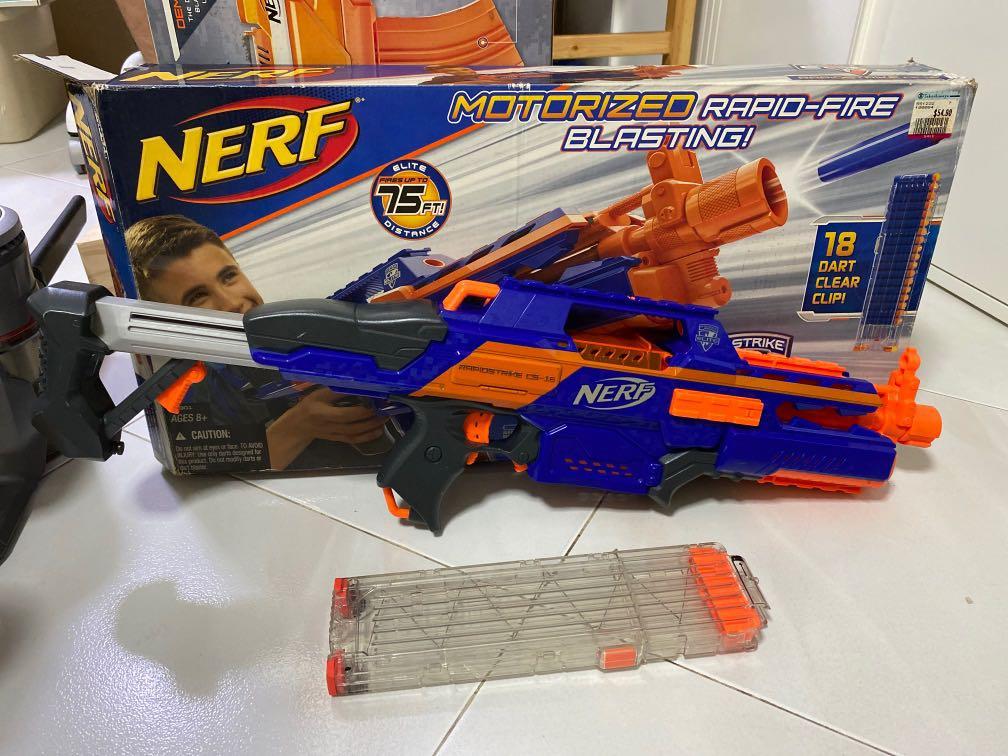 Nerf Motorized Rapid-Fire Blasting, Hobbies & Toys, Toys & Games on ...