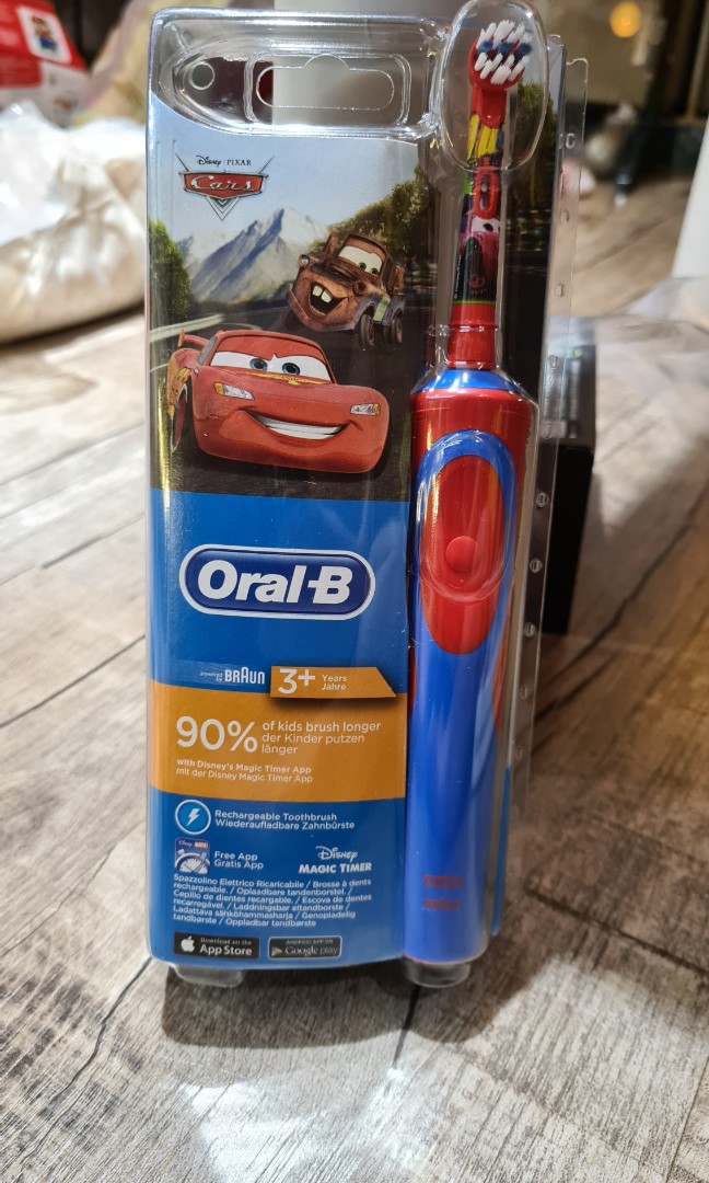 Oral B Disney Cars Kids Electronic Toothbrush, Beauty & Personal Care ...