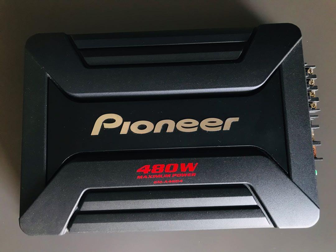 Pioneer 4 Channels Car Amplifier GM-A4604, Car Accessories, Accessories ...