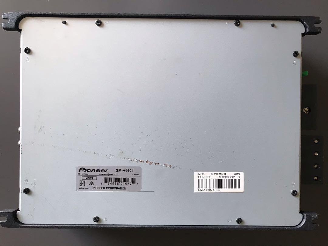 Pioneer 4 Channels Car Amplifier GM-A4604, Car Accessories, Accessories ...
