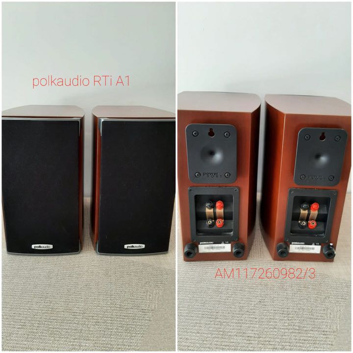 polkaudio RTi A1 Bookshelf Speakers, 音響器材, Soundbar、揚聲器、藍牙喇叭、耳擴 - Carousell