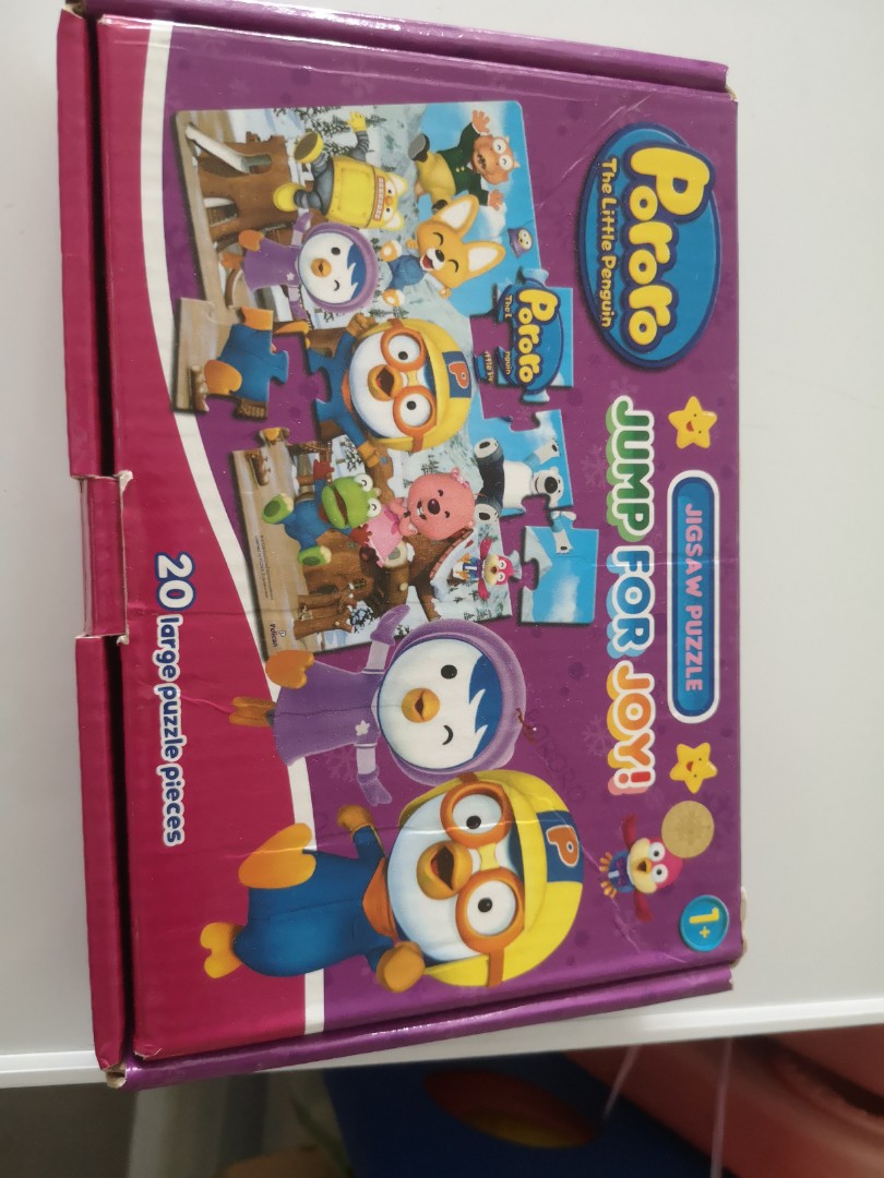 Pororo puzzle 20 pcs age 1, Hobbies & Toys, Toys & Games on Carousell