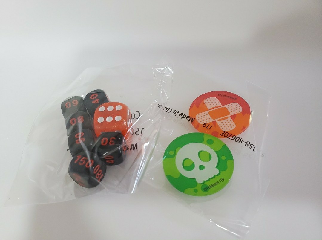 PTCG Champion's Path Dice and Damage Counters Charizard Vmax 骰仔, 興趣及遊戲 ...