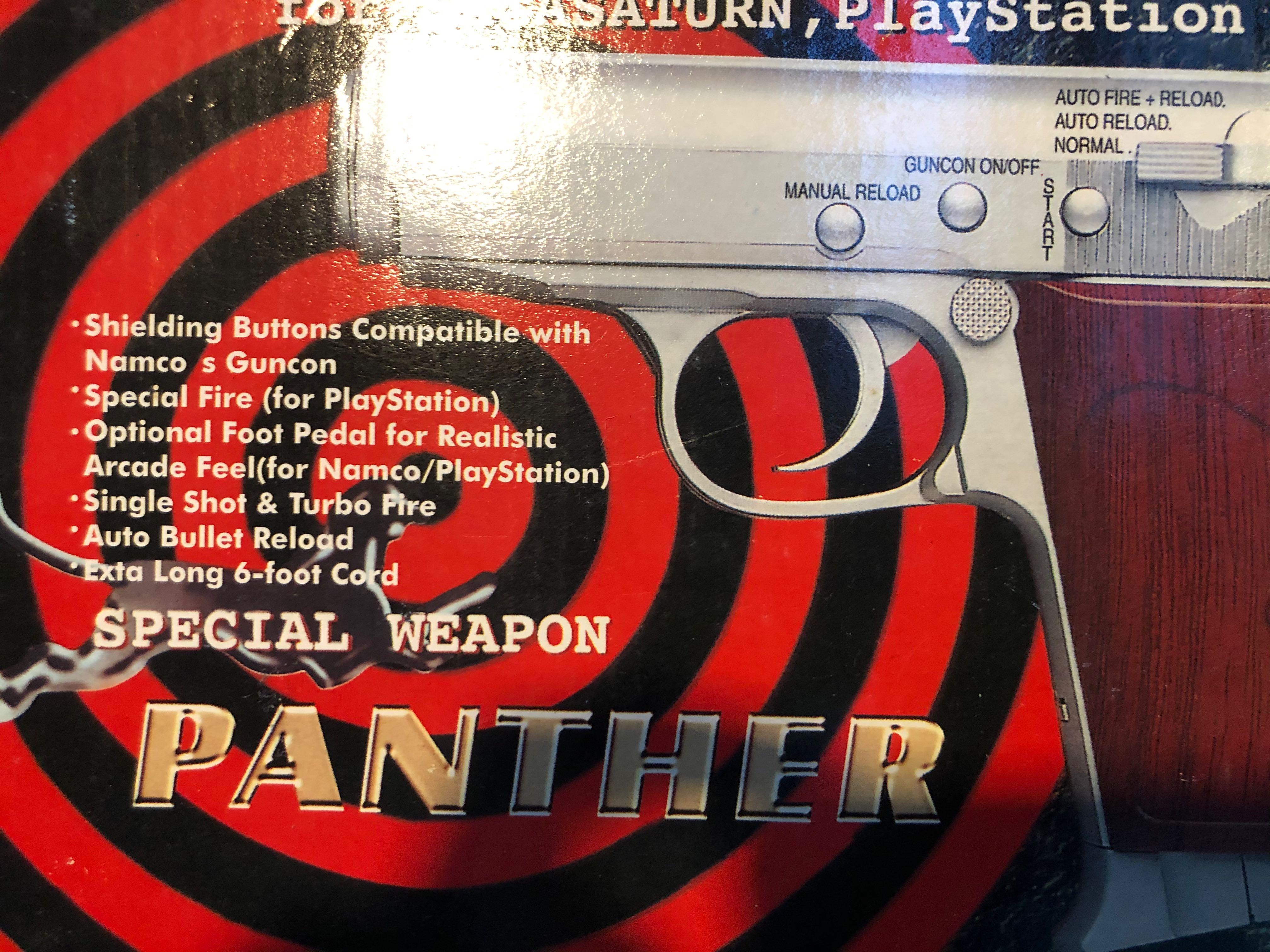 Retro PS2 Panther Pistols / Guns, Video Gaming, Video Game Consoles ...
