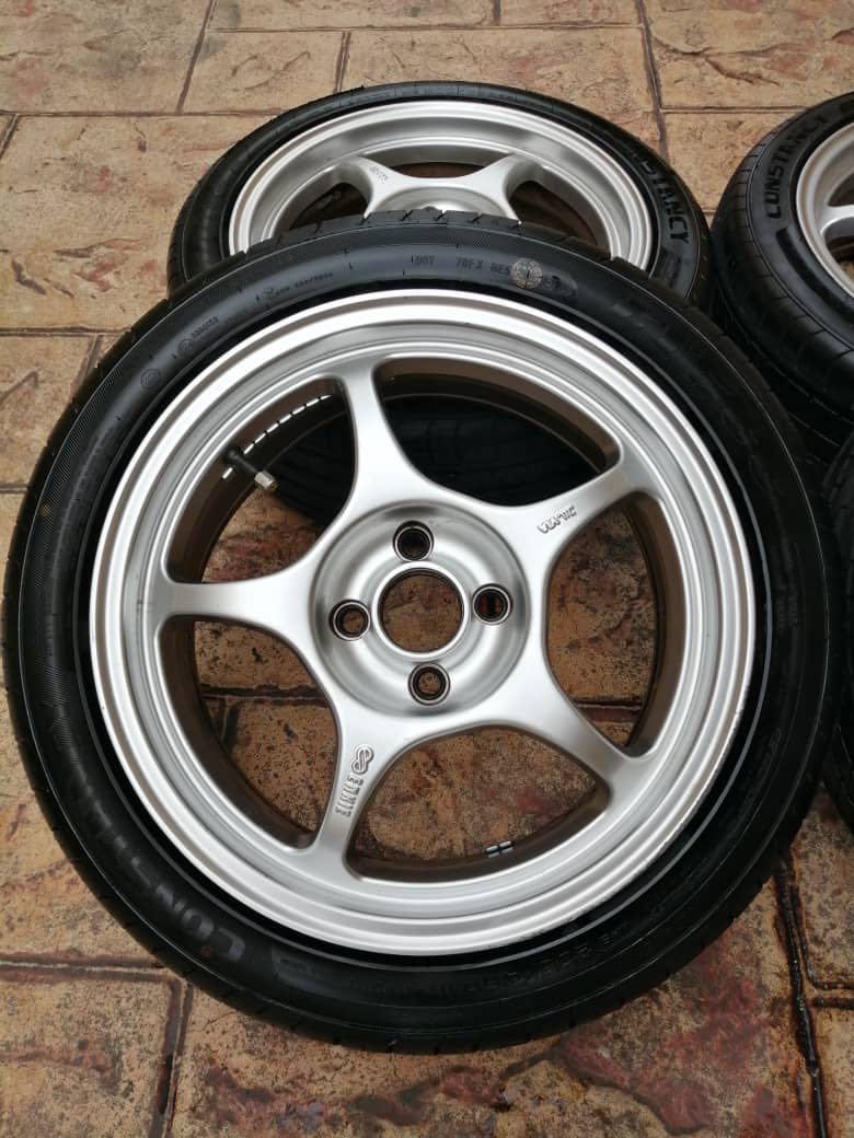 Rim Enkei RPO1 16 PCD 100 tayar 2020, Auto Accessories on Carousell