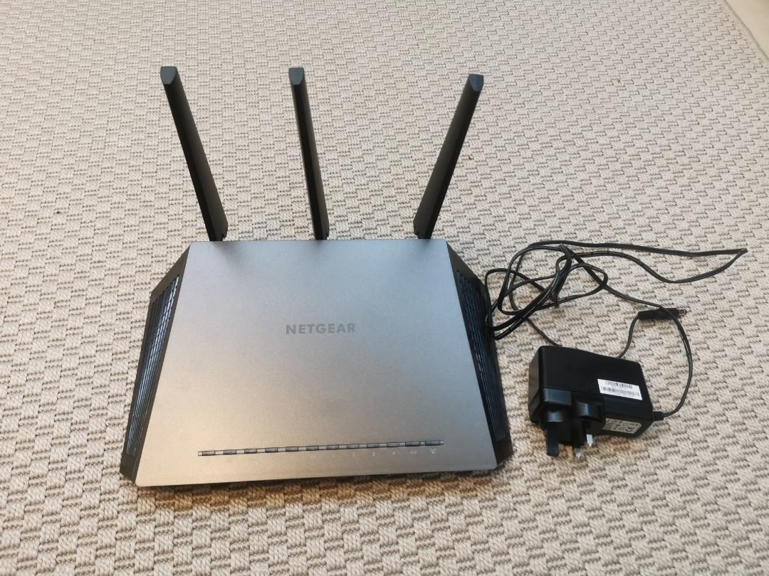 Router Netgear Nighthawk AC1900 Smart WiFi Router R7000, 電子產品, 電腦 ＆ 平板 ...