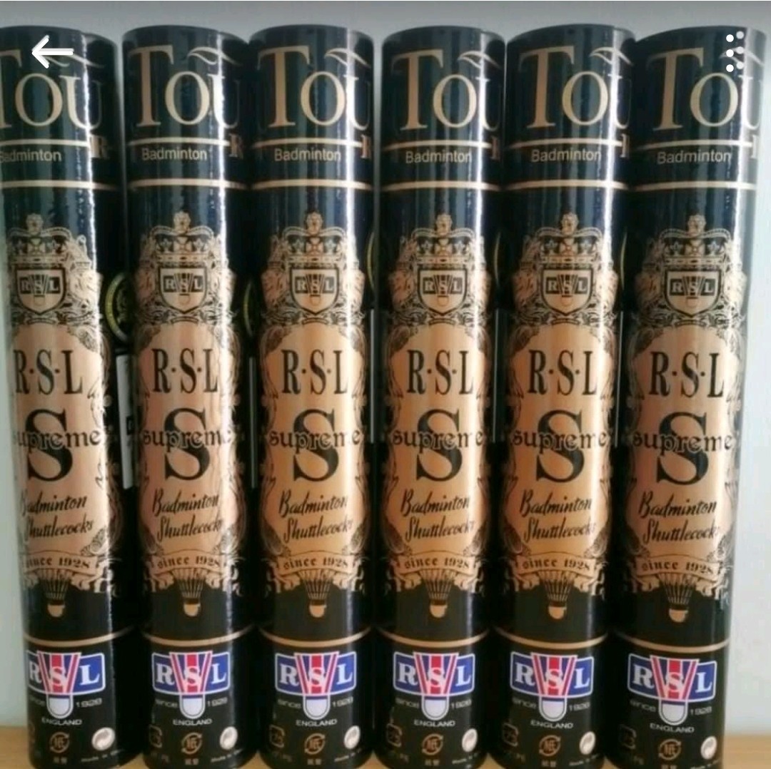 RSL SUPREME SHUTTLECOCK NOT YONEX LINING, Sports Equipment, Sports ...