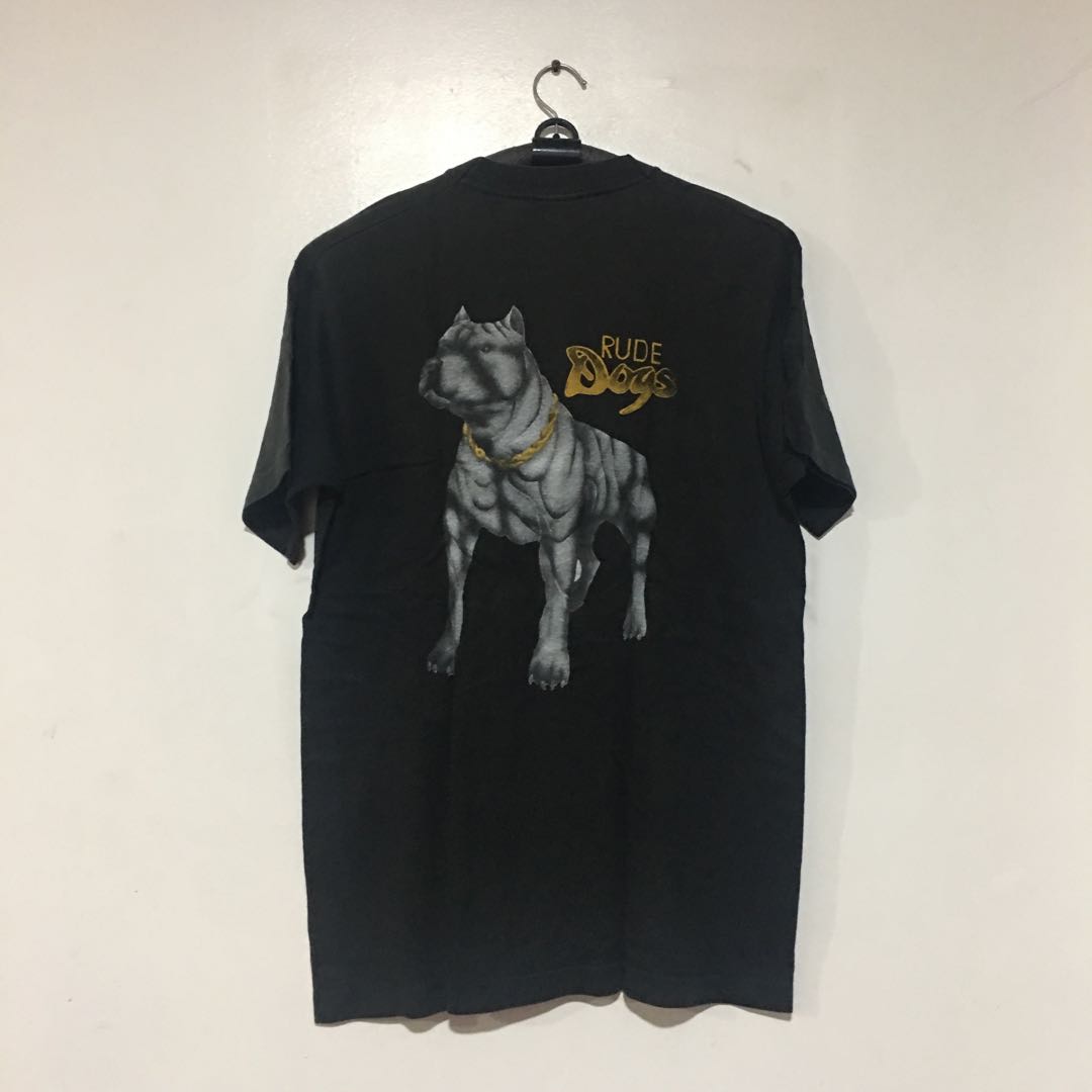 Rude Dogs Big Graphic Mullet Tee Shirt, Men's Fashion, Tops & Sets ...