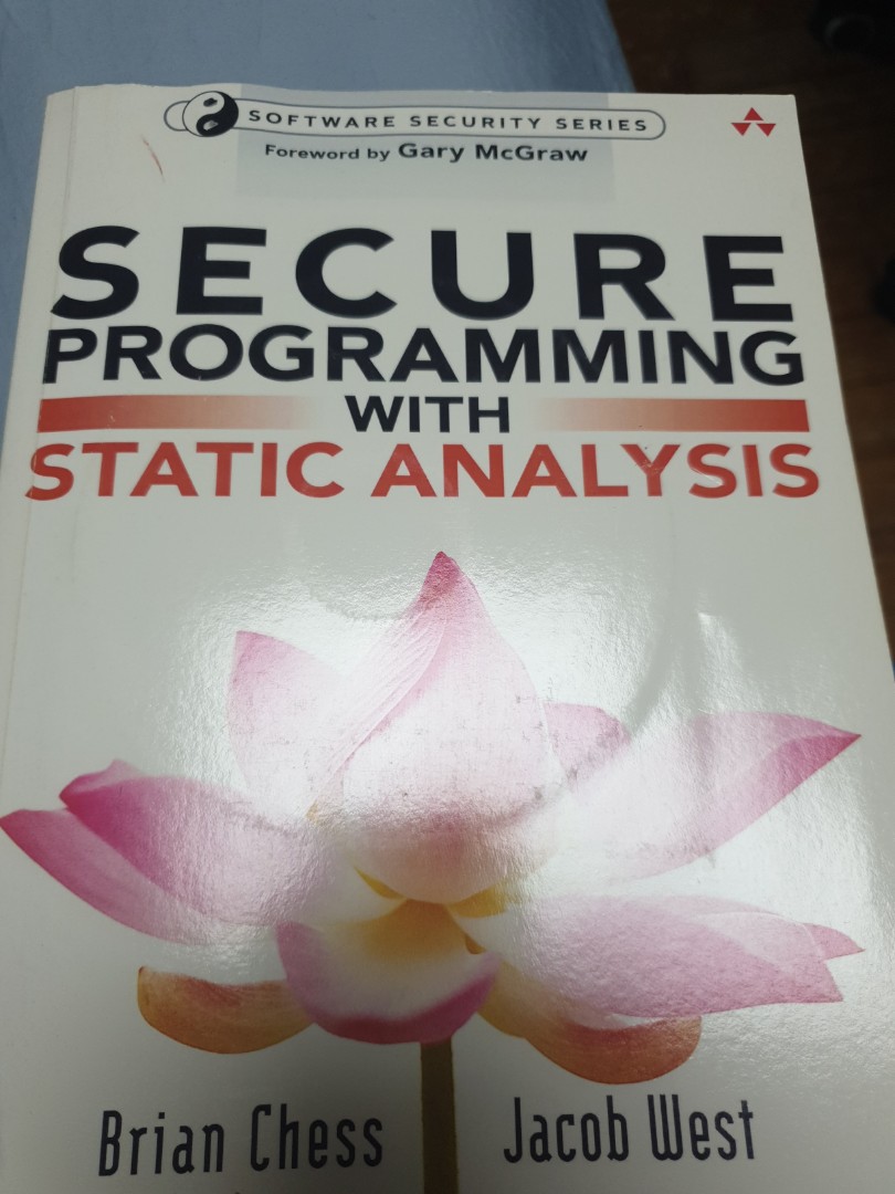 Secure Programming with Static Analysis, Computers & Tech, Office & Business Technology on Carousell