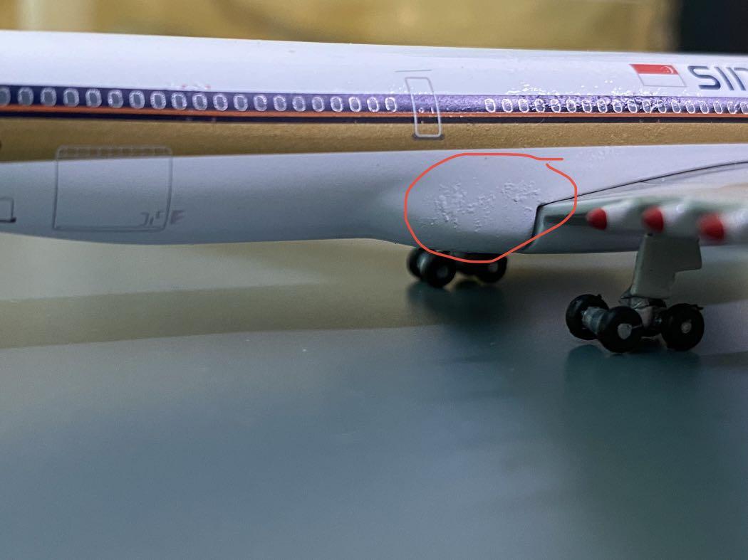 Singapore airlines SQ SIA Airbus A330 9V-STA airplane aircraft model ...