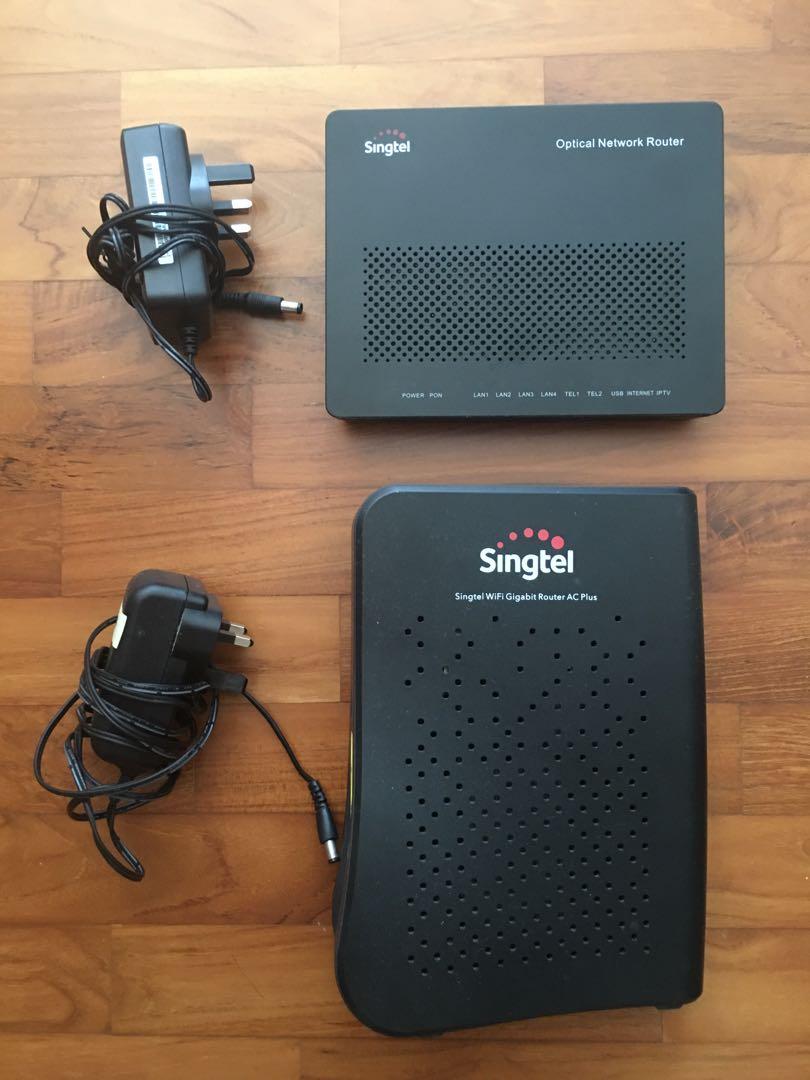 Singtel modem and router, Computers & Tech, Parts & Accessories ...