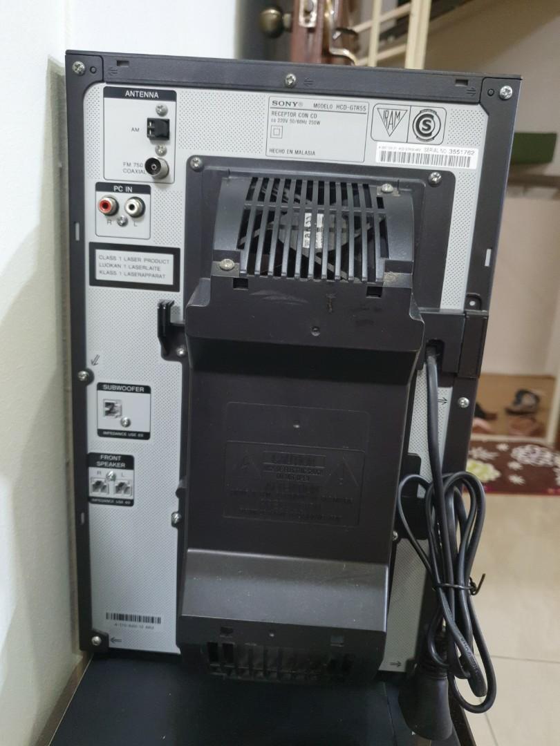 Sony Mini Hifi Component System MHC-GTR55, Electronics, Audio on Carousell