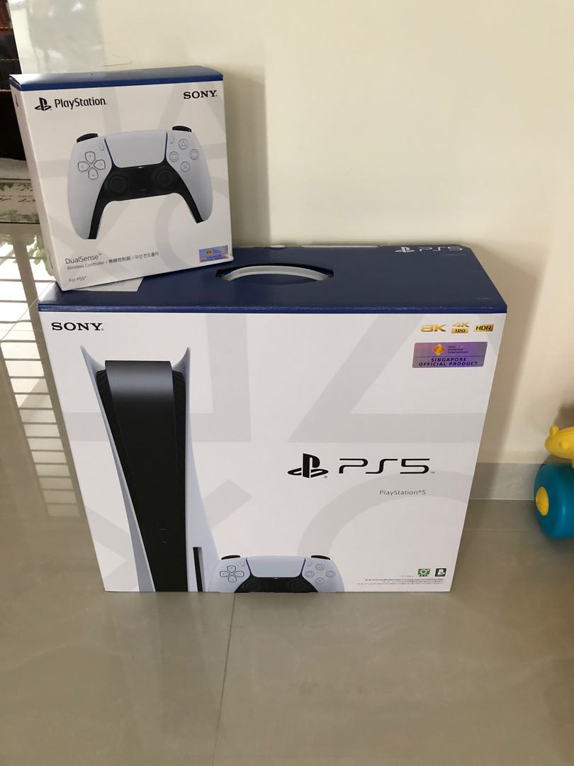 Sony Playstation 5 PS5 Disc Version and Dualsense Controller (2 Empty ...