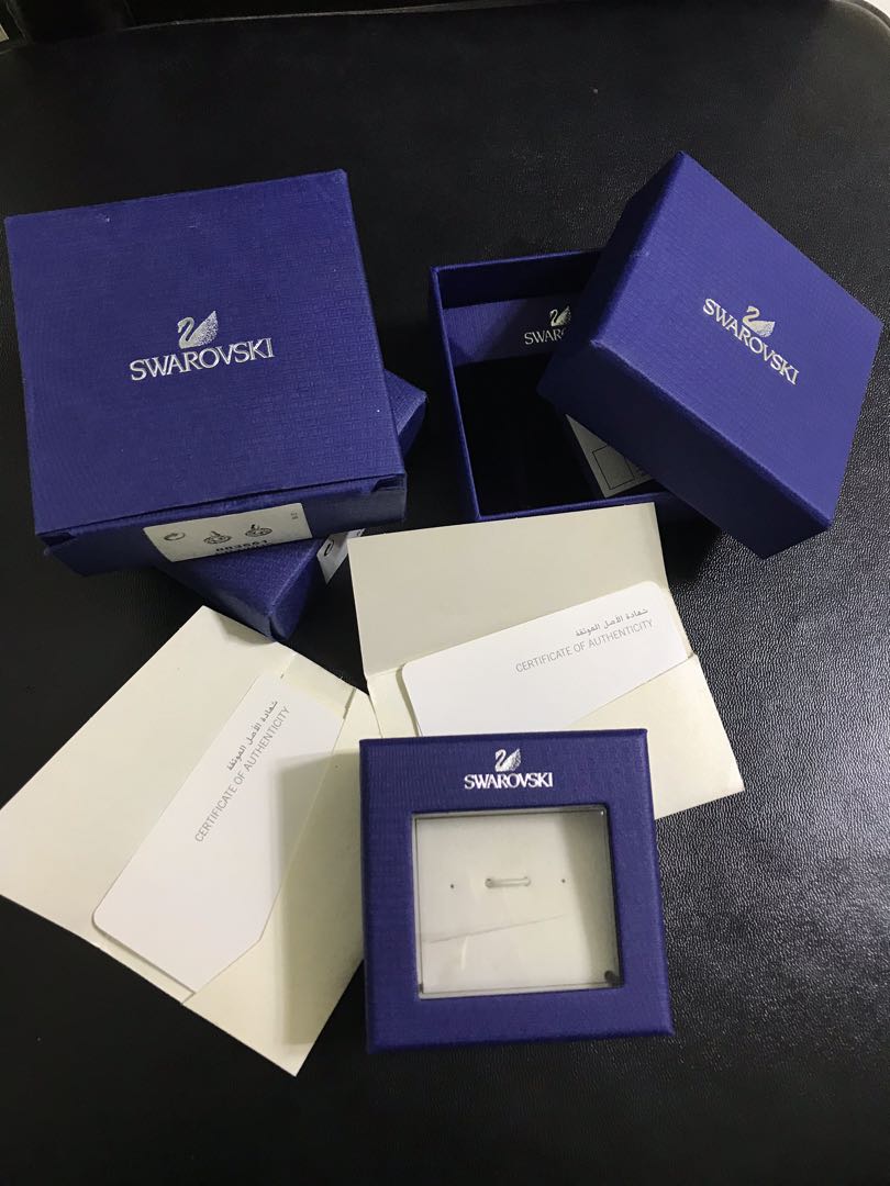 Swarovski Boxes, Luxury, Accessories on Carousell