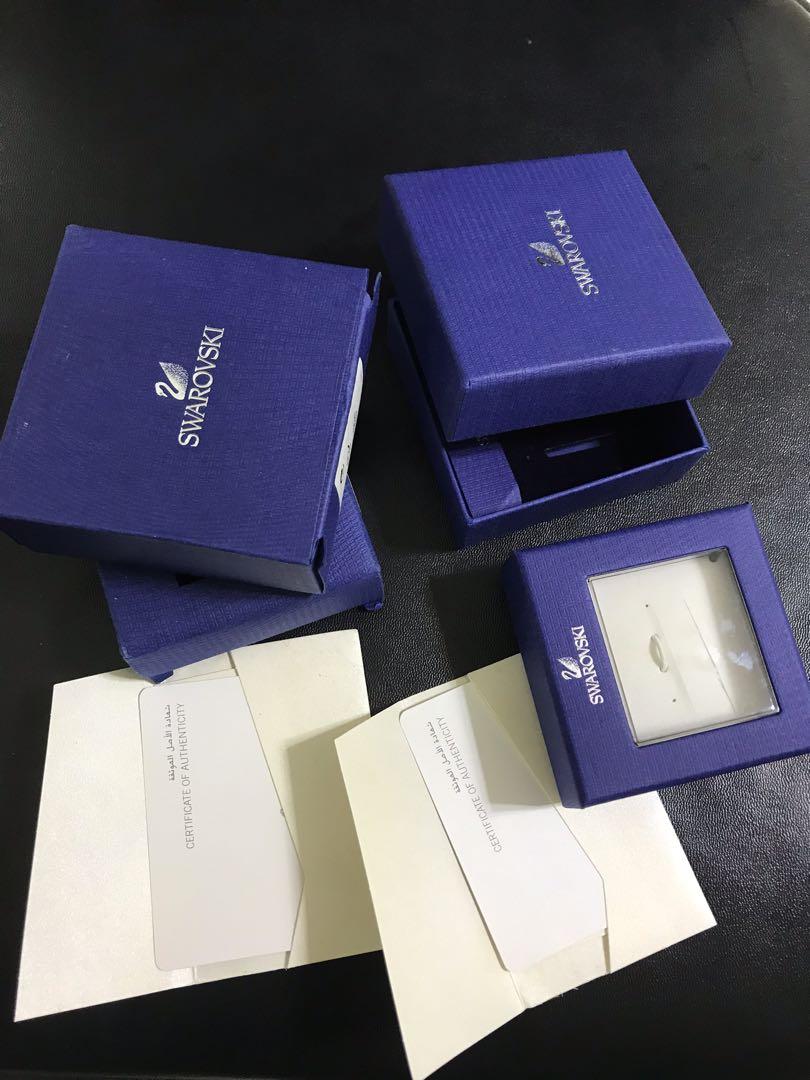 Swarovski Boxes, Luxury, Accessories on Carousell