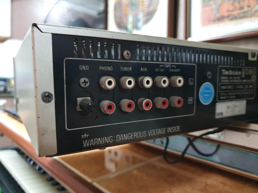 Technics SU-z25 power Amplifier, Audio, Soundbars, Speakers ...