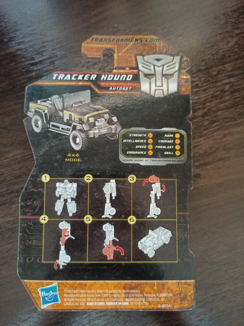 Transformers HFTD Tracker Hound, Hobbies & Toys, Toys & Games on Carousell