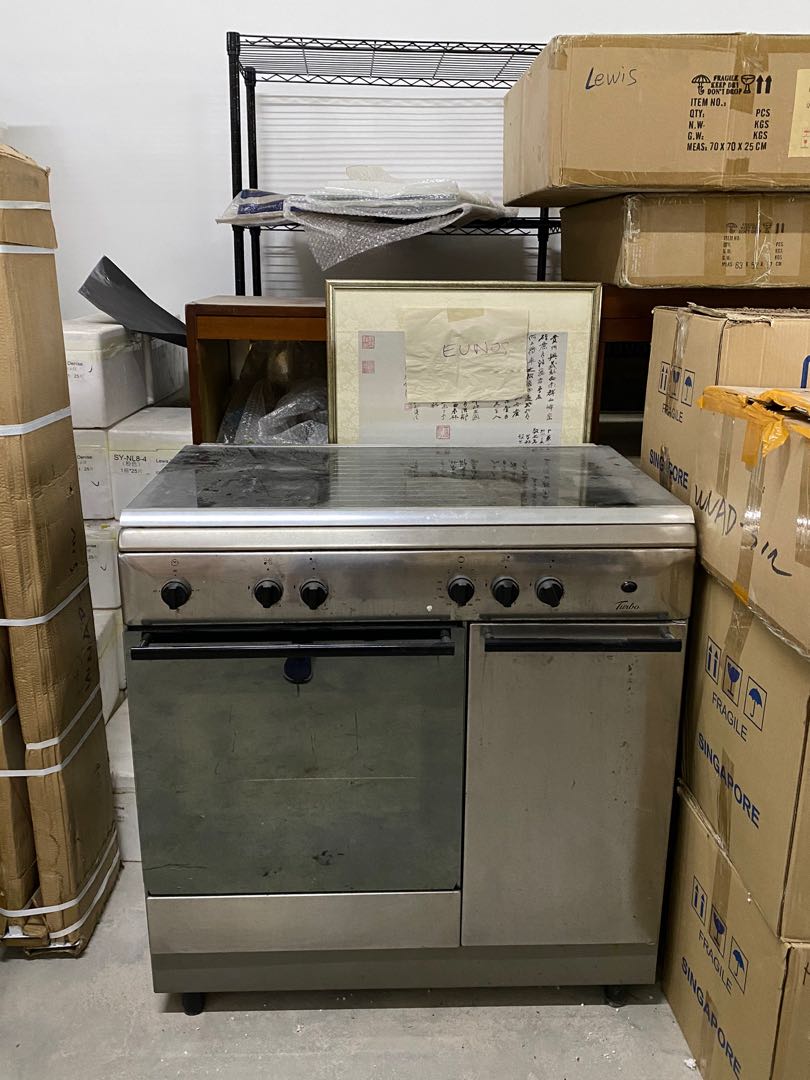Turbo Incanto T9640WV 90cm free standing cooker with gas open, TV ...