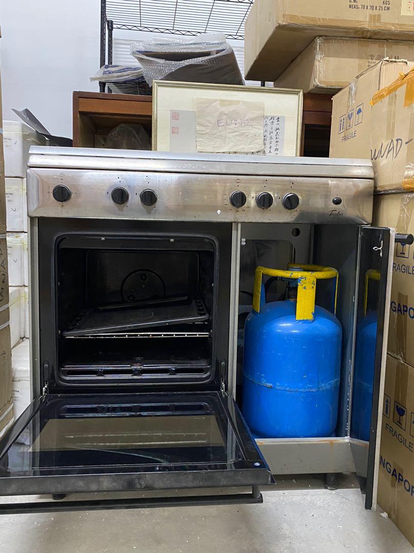 Turbo Incanto T9640WV 90cm free standing cooker with gas open, TV ...