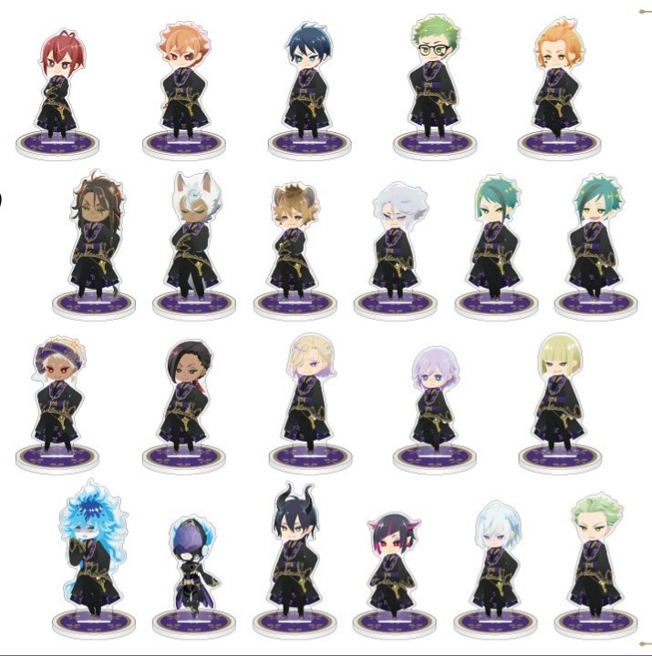 [Ordered] Twisted Wonderland Chibi Standees Vol 3, Hobbies & Toys ...