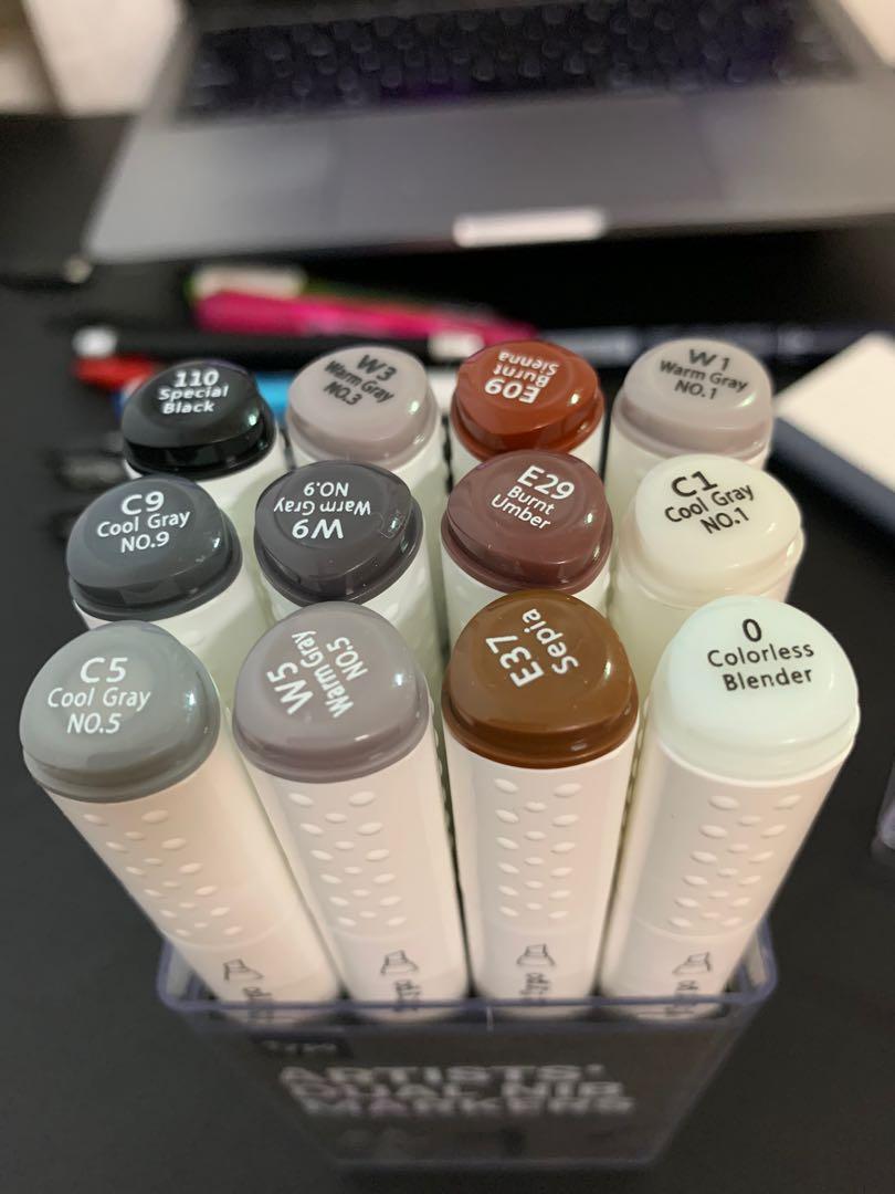 Typo Dual Tip Markers (Neutral Tones), Hobbies & Toys, Stationery ...