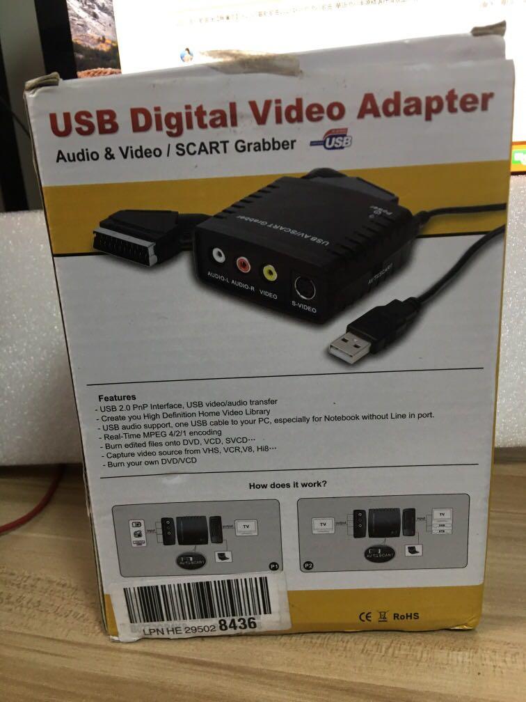 Usb digital video adapter, Computers & Tech, Parts & Accessories ...