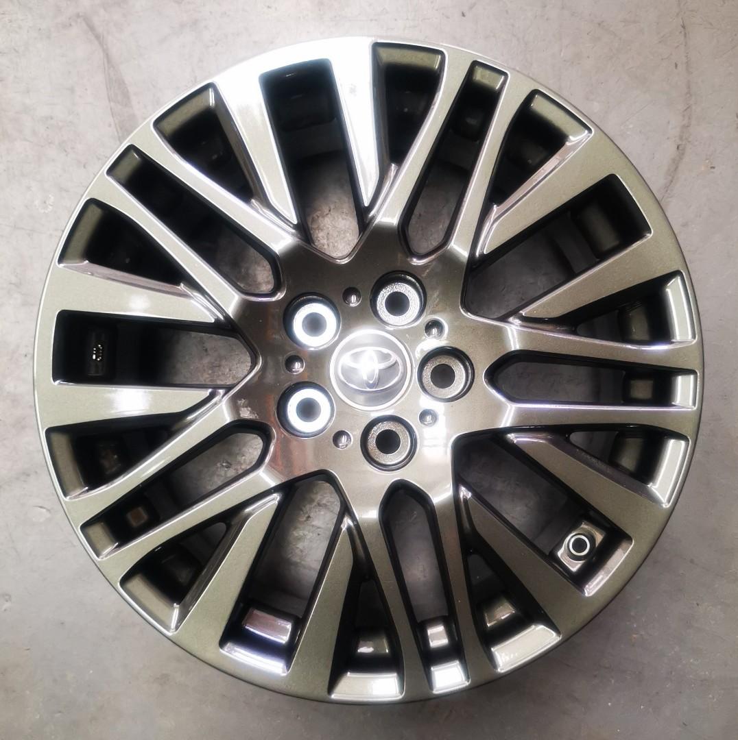 Used 18" Original Toyota Rims, Car Accessories, Tyres & Rims on Carousell
