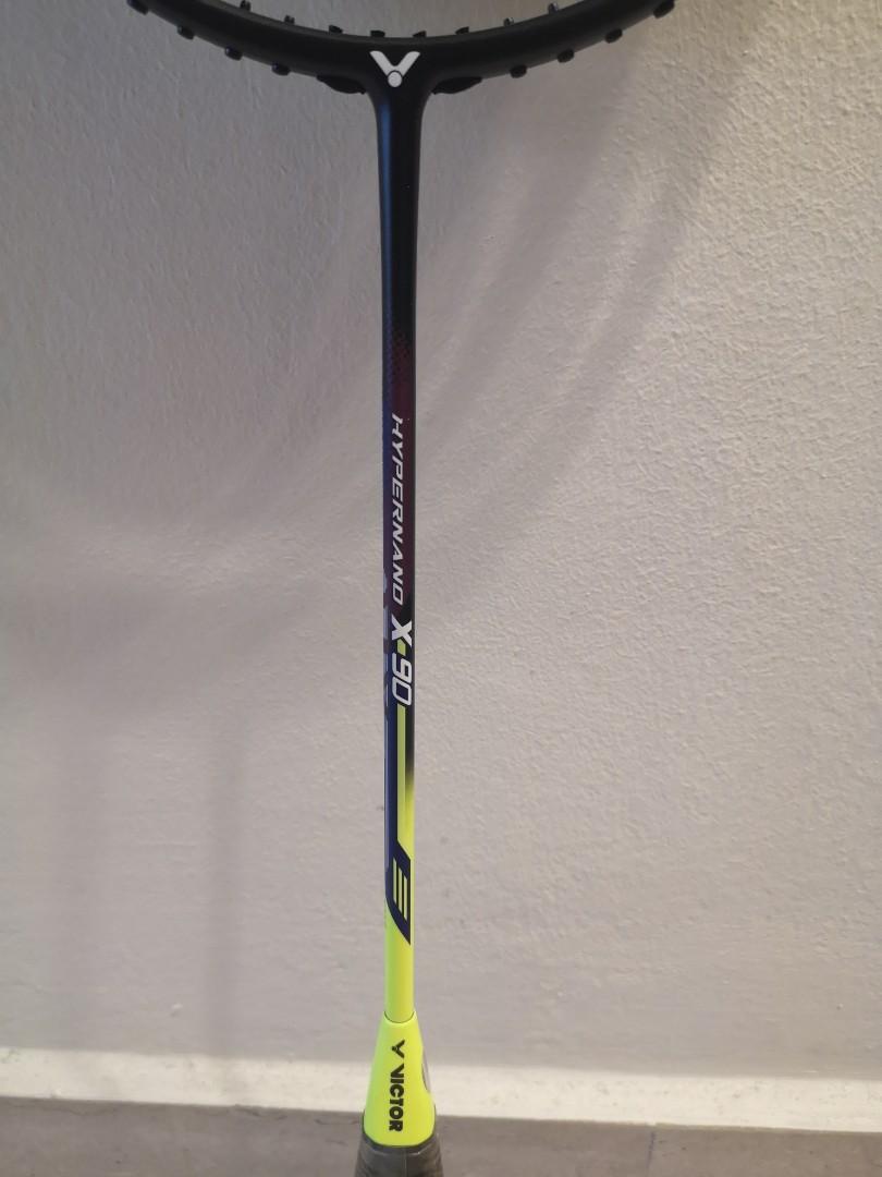 Victor Hypernano X90 Racket, Sports Equipment, Sports & Games, Racket ...