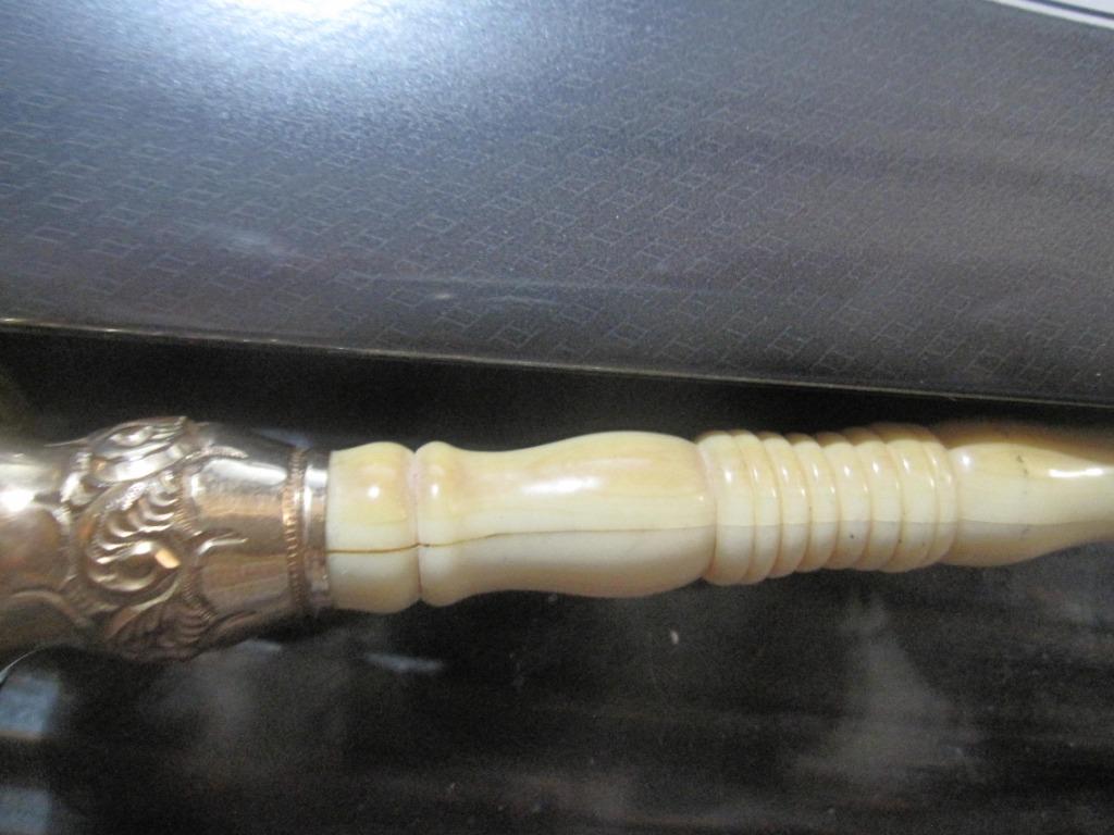 Victorian Era 14k Gold Filled Ivory Parasol Handle, Hobbies & Toys ...