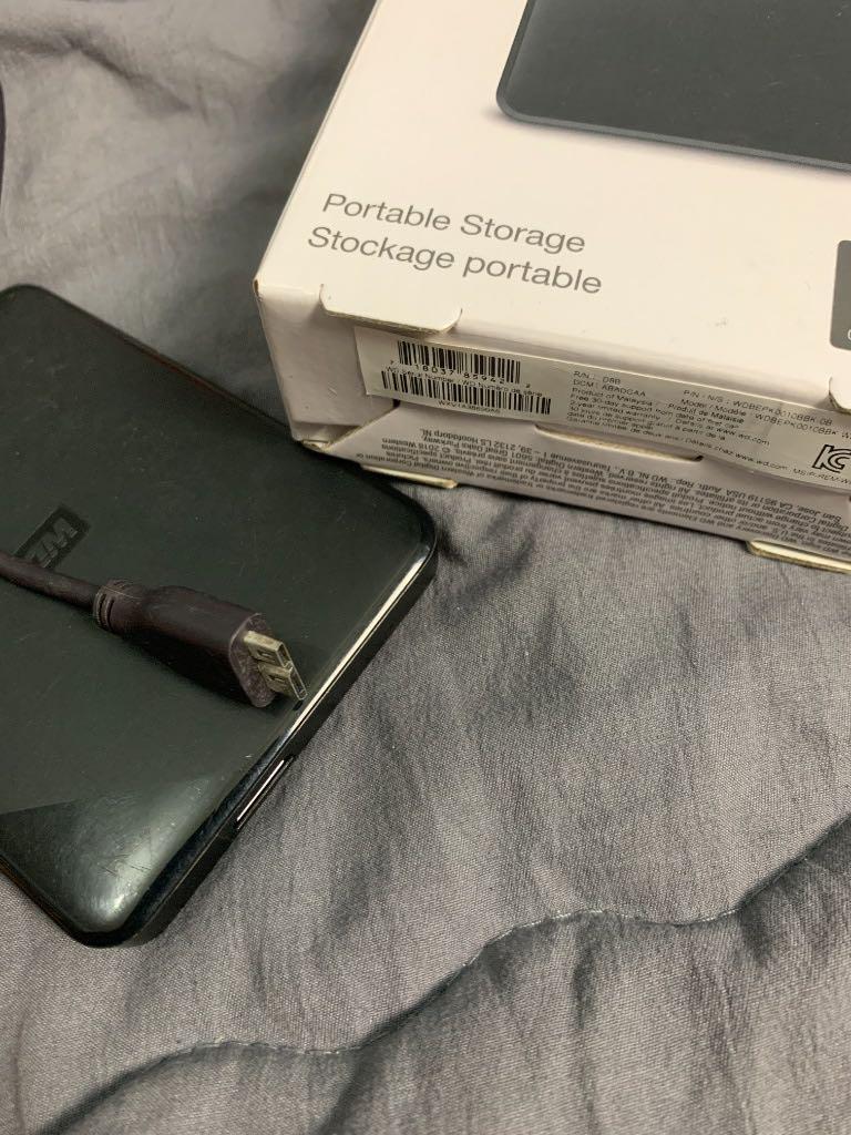 WD Elements SE 1TB Portable hard drive USB 3.0, Electronics, Computer ...