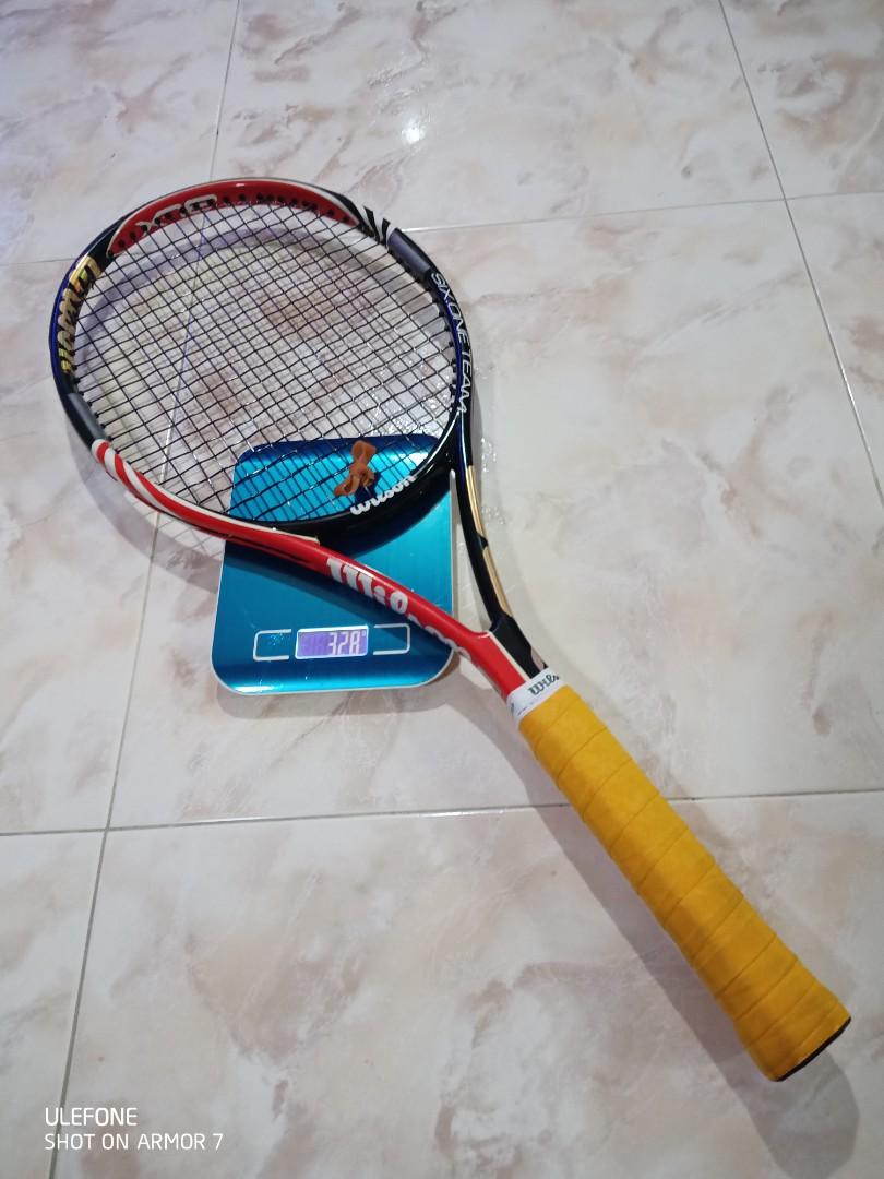 Wilson BLX Six.One Team Tennis Racquet, Sports Equipment, Sports ...