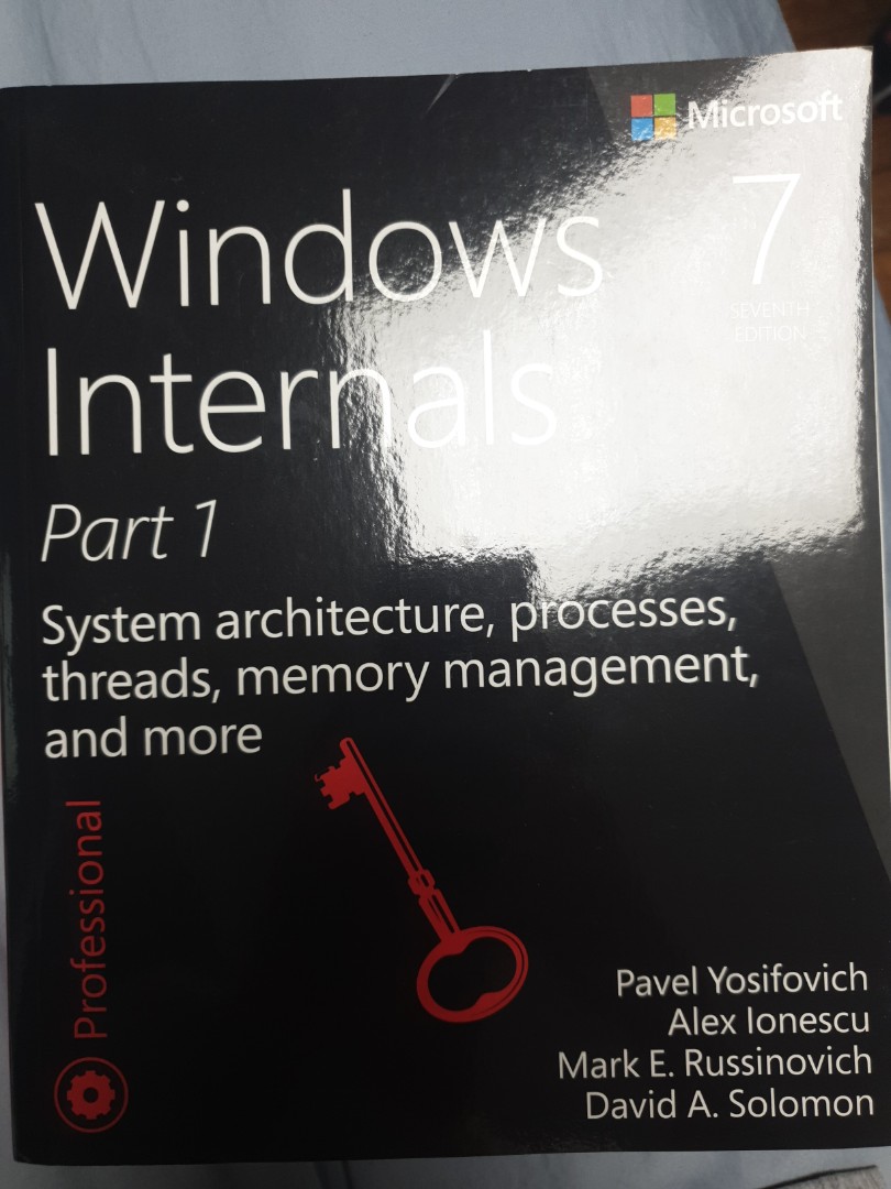Windows Internals Part 1 (7th Edition), Books & Stationery, Textbooks ...