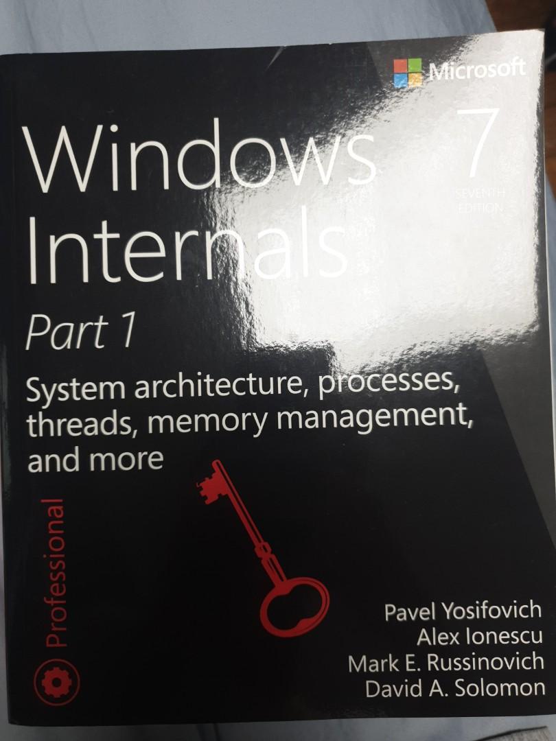 Windows Internals Part 1 (7th Edition), Books & Stationery, Textbooks ...