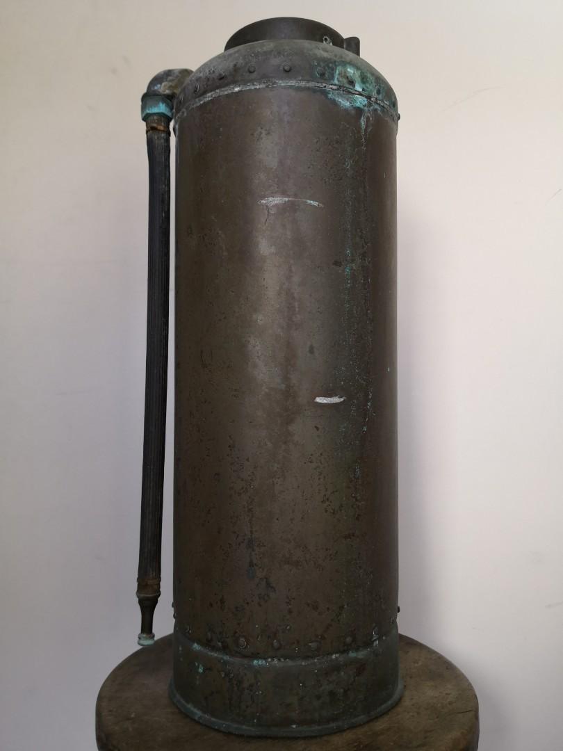 Vintage 1955 Copper 'Simplex Fire Extinguisher' by Wormald Brothers ...