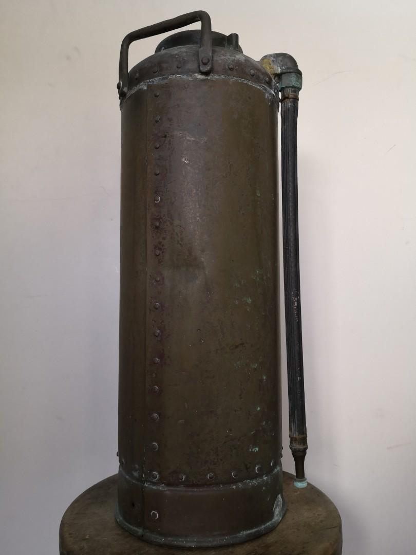 Vintage 1955 Copper 'Simplex Fire Extinguisher' by Wormald Brothers ...