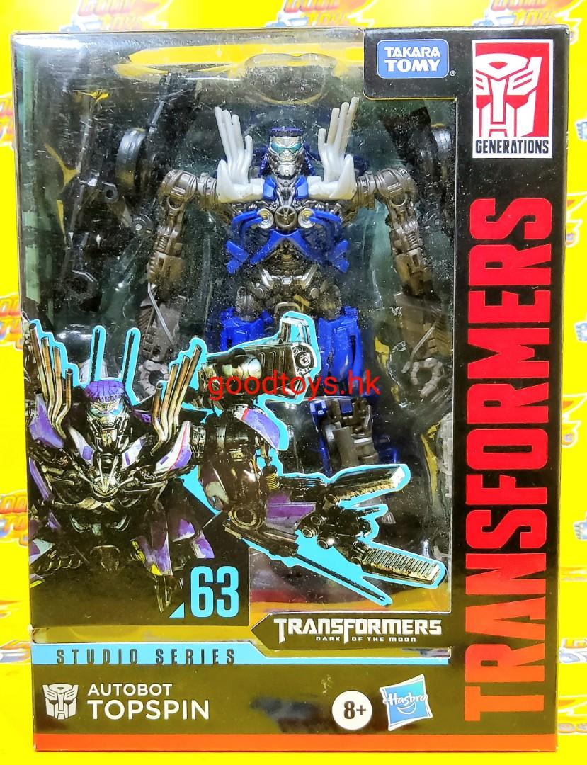 全新未開封 TAKARA TOMY 變形金剛 TRANSFORMER STUDIO SERIES 63 AUTOBOT TOPSPIN ...