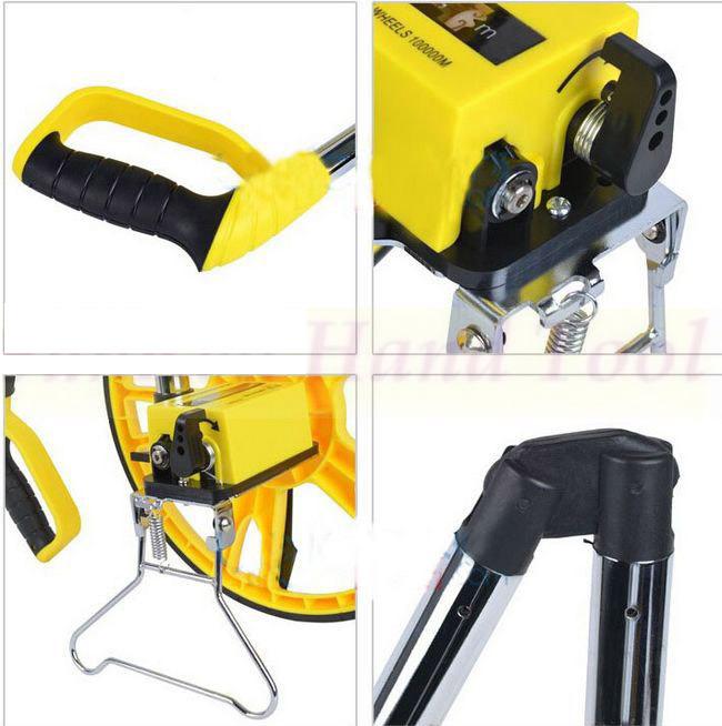 Asaki Mechanical Folding Distance Measuring Meter Wheel Portable Land ...