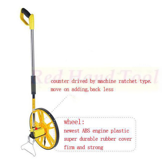 Asaki Mechanical Folding Distance Measuring Meter Wheel Portable Land ...